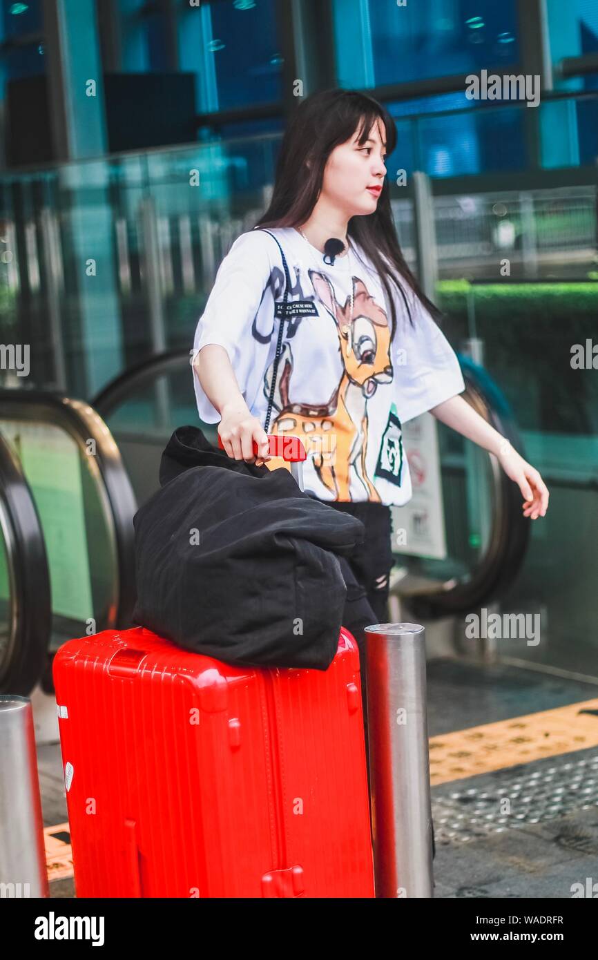 Taiwanese musician and actress Nana Ou-Yang or Ouyang Nana arrives at ...