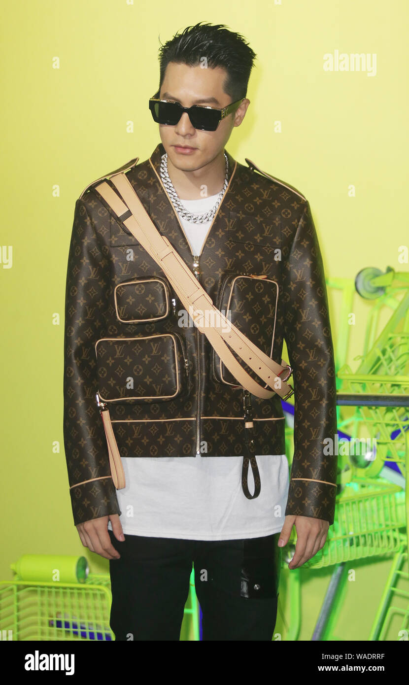 **TAIWAN OUT**Taiwanese actor and singer Nick Chou attends a fan party ...