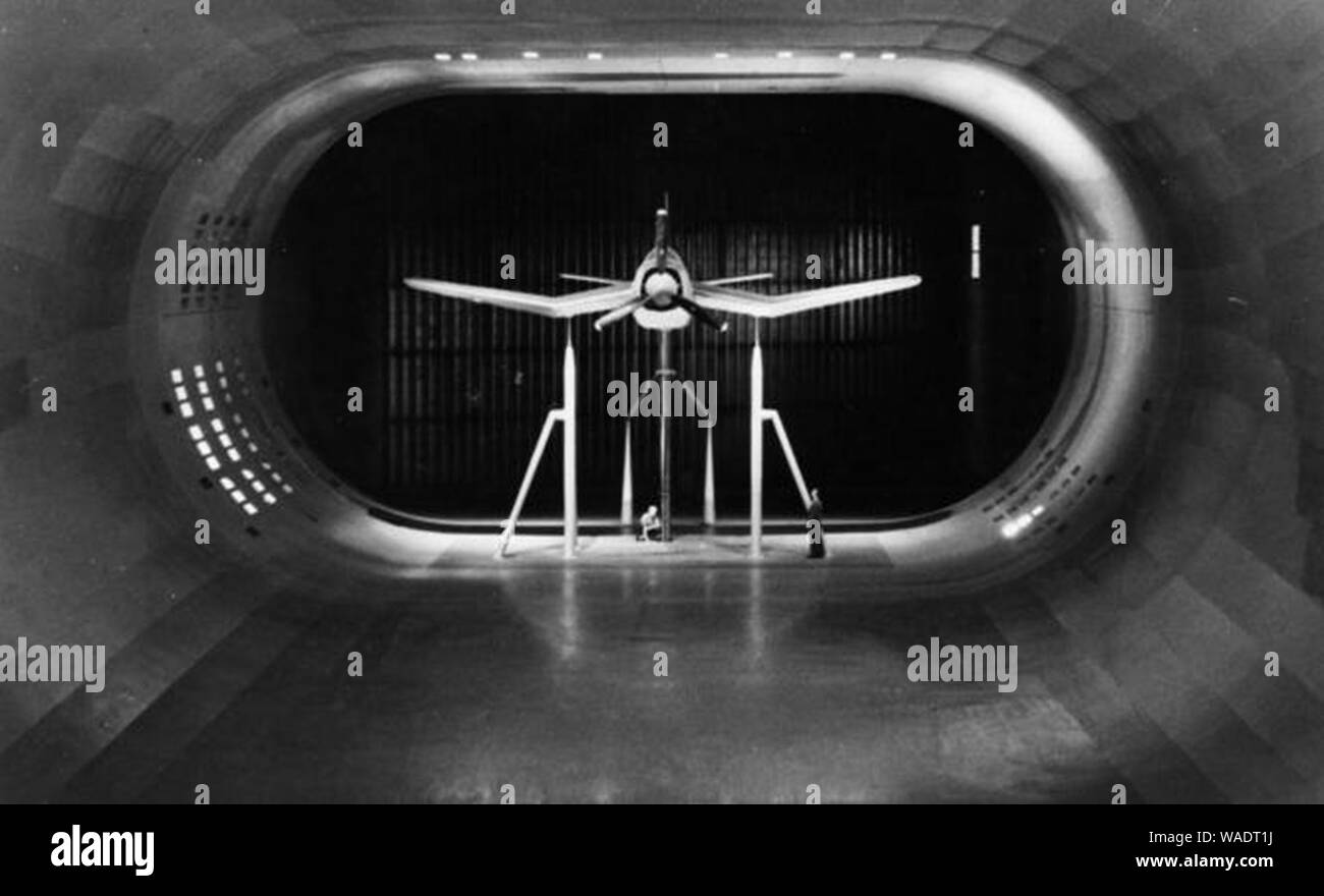 Douglas SB2D in Ames Wind Tunnel 1944 Stock Photo - Alamy