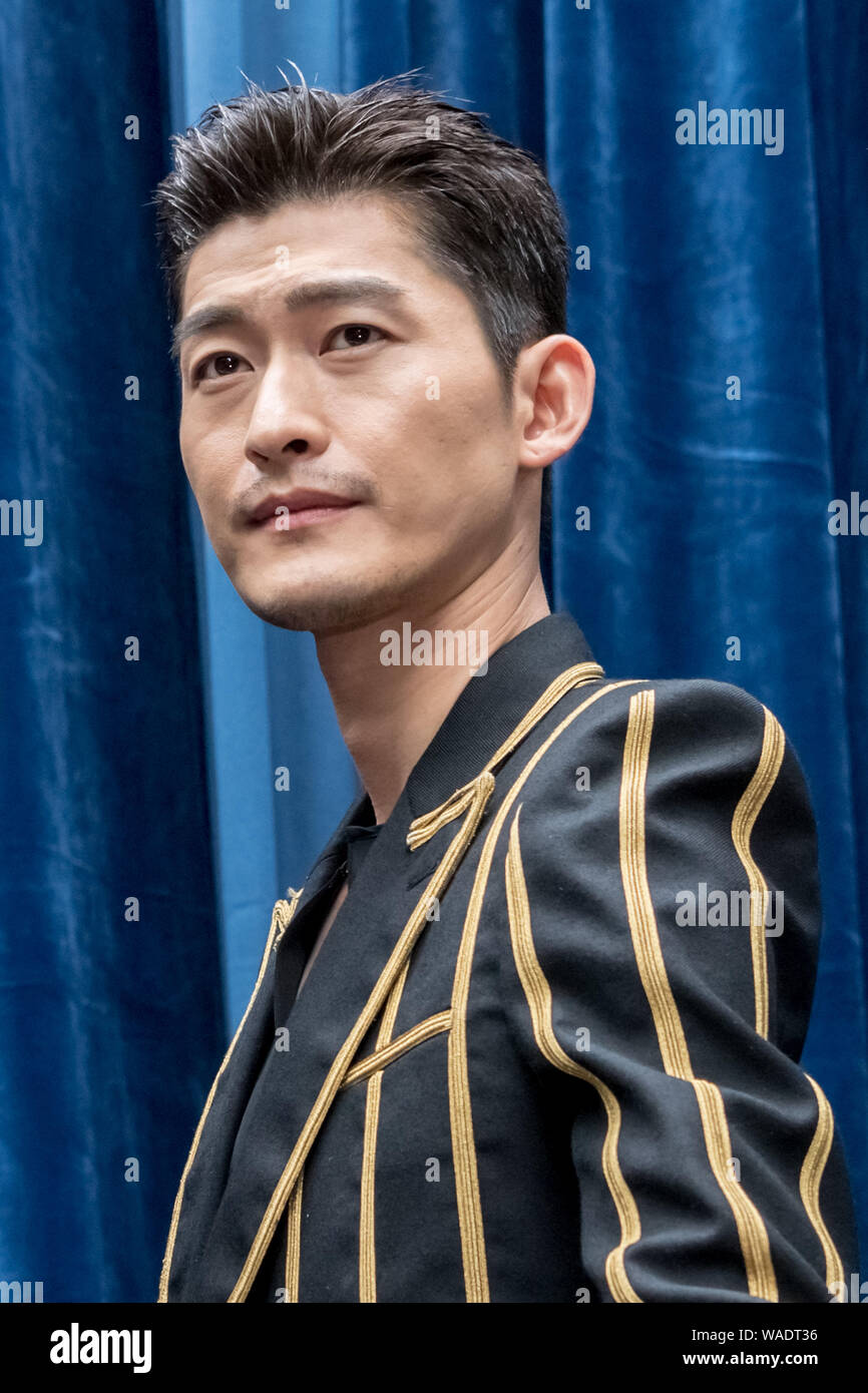 Chinese actor Zhang Han attends the opening ceremony for a watch ...