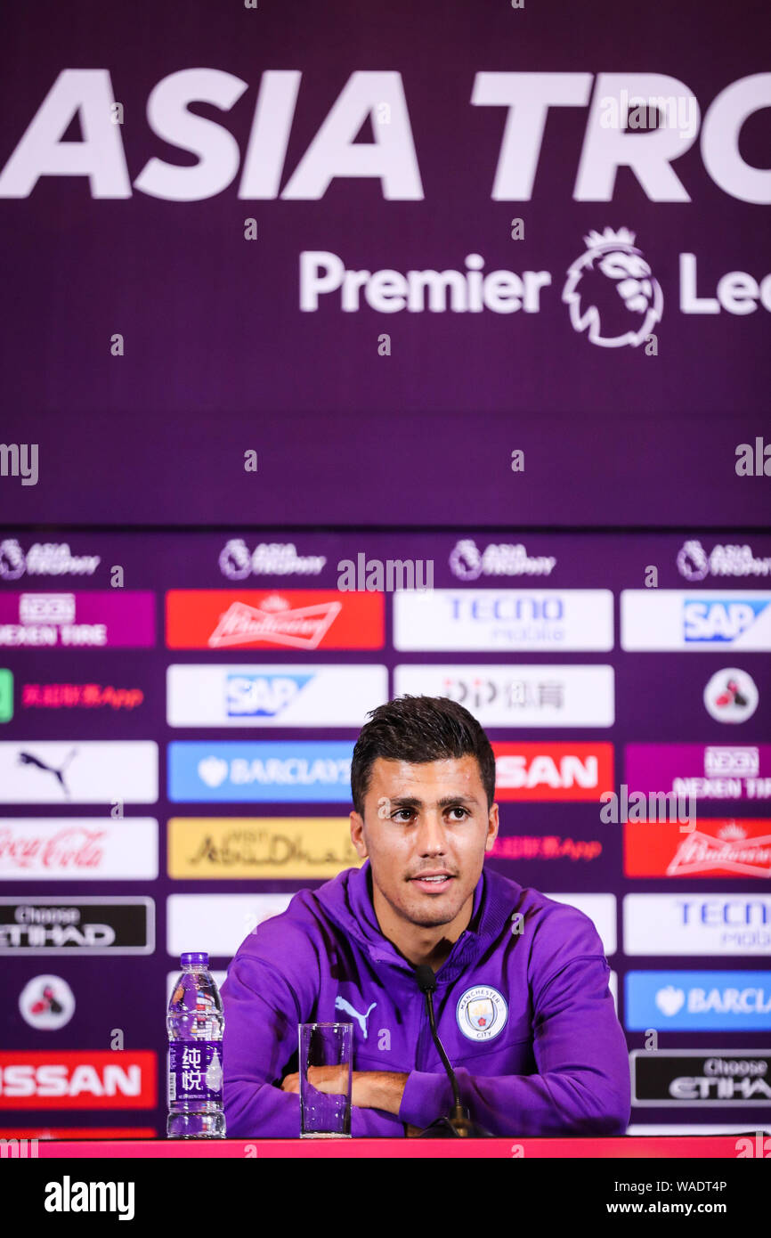 Spanish football player Rodri of Manchester City F.C. of English League ...