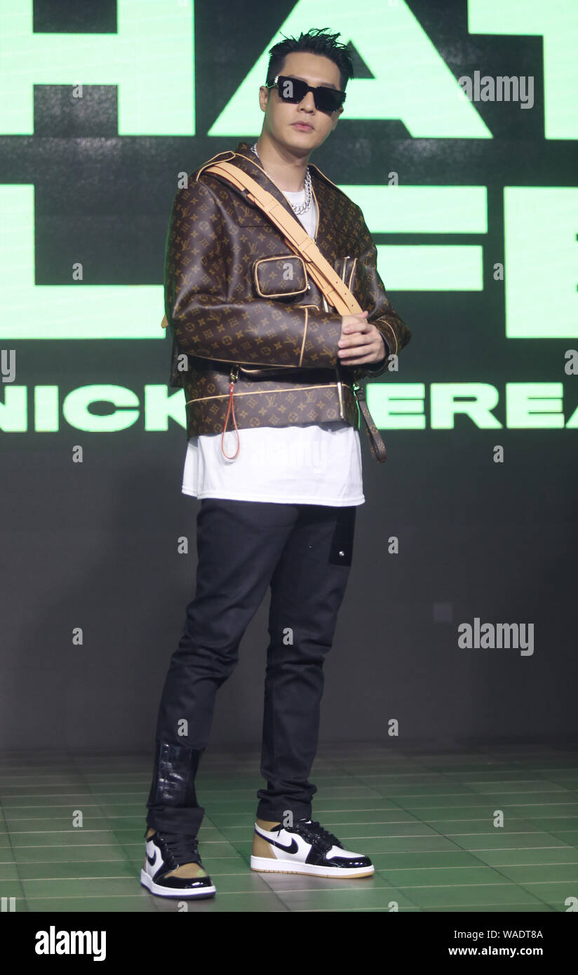 **TAIWAN OUT**Taiwanese actor and singer Nick Chou attends a fan party ...
