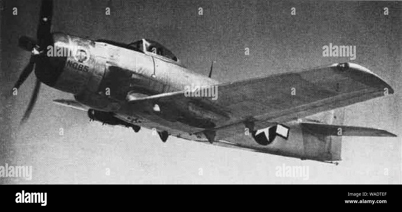 Douglas XBT2D-1 Skyraider in flight circa 1945 Stock Photo - Alamy
