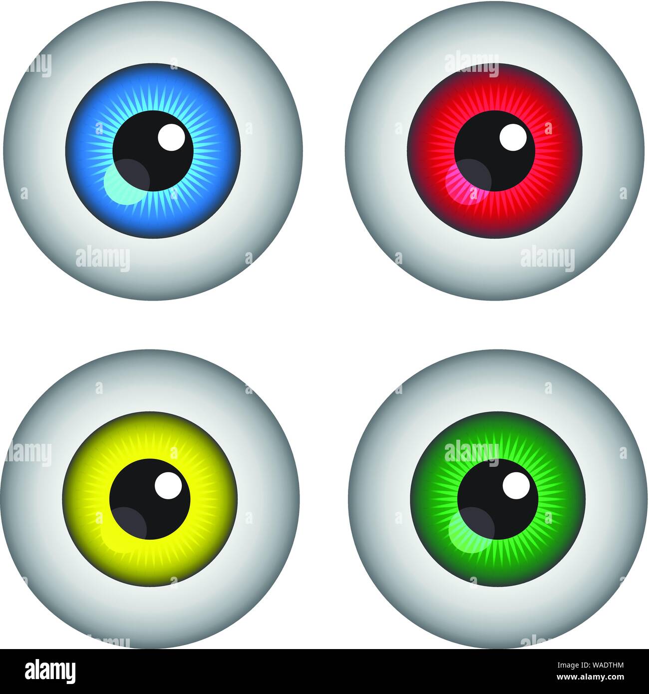 Eye button vector Stock Vector Image & Art - Alamy