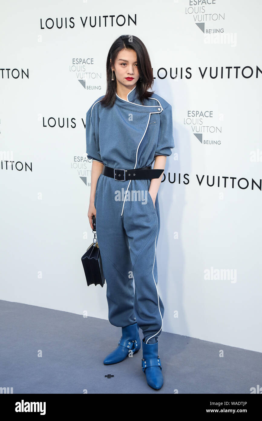 Chinese actress Chun Xia attends a prmotional event for LOUIS VUITTON ...