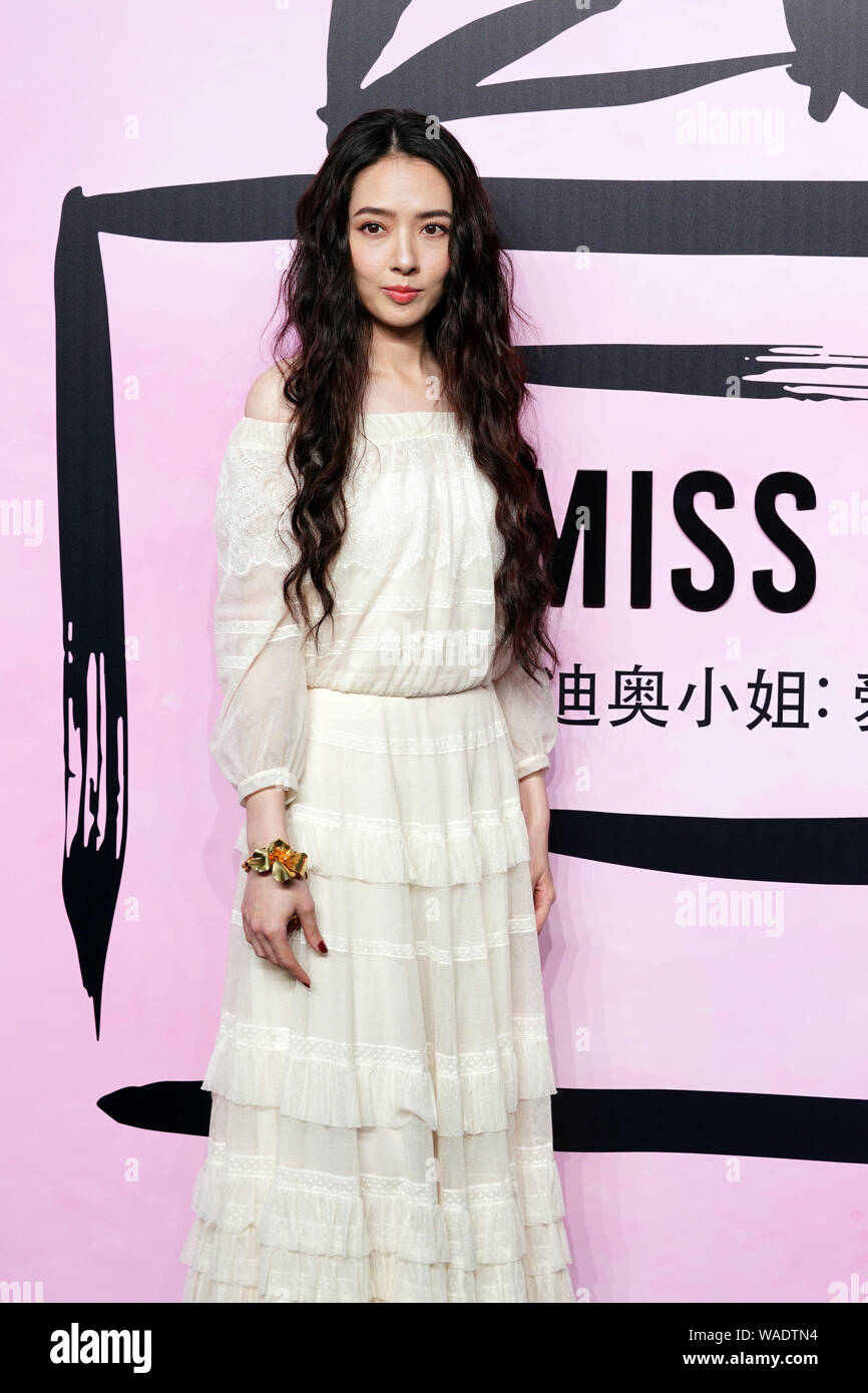 Taiwanese actress Bea Hayden Guo poses on the red carpet for the Miss ...