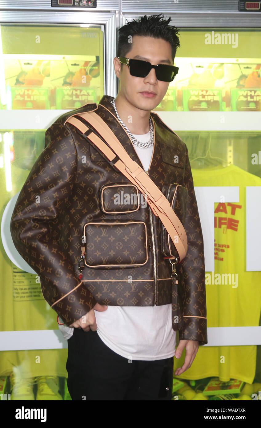 **TAIWAN OUT**Taiwanese actor and singer Nick Chou attends a fan party ...