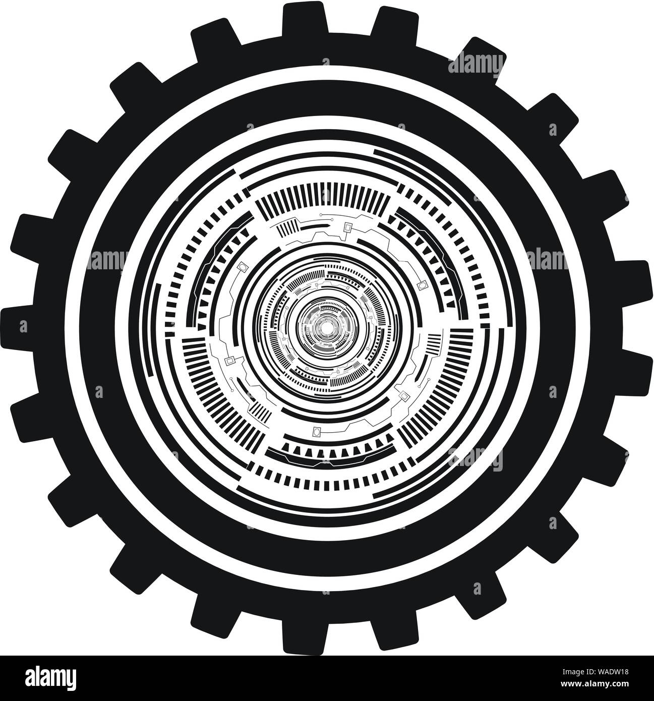 Illustrated Cogs Vector Stock Vector Image And Art Alamy