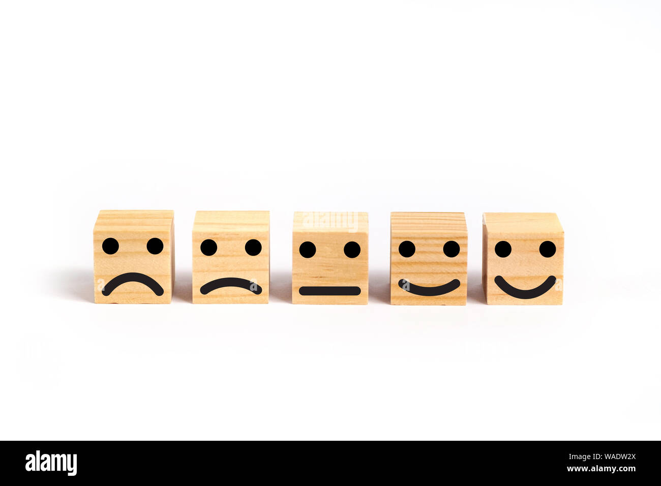 Customer good rating smile Cut Out Stock Images & Pictures - Alamy