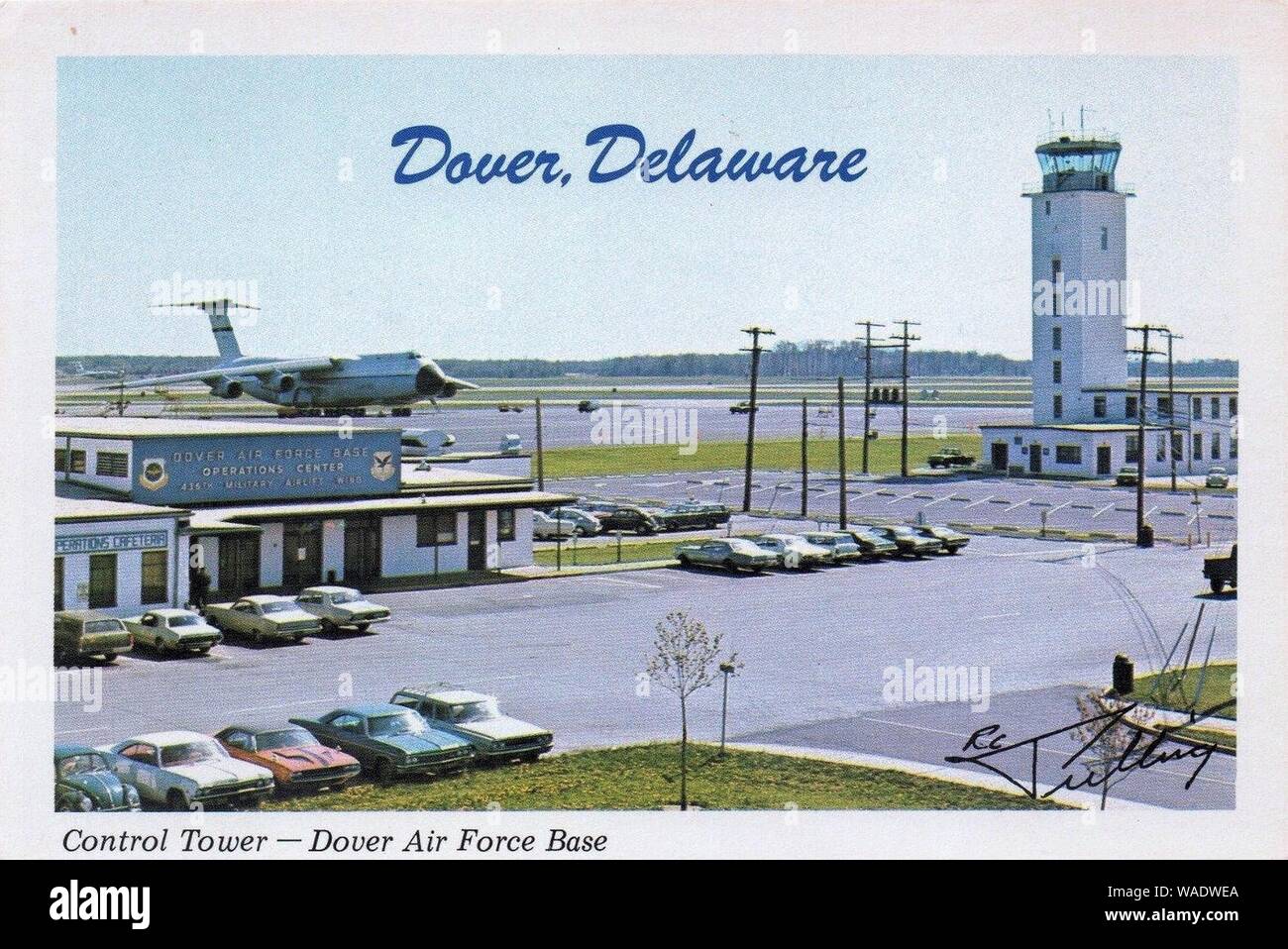 Dover Air Force Base - Control Tower Stock Photo - Alamy