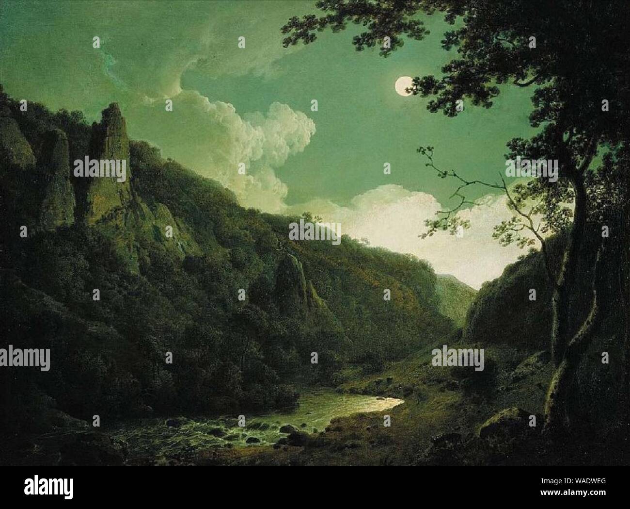 Dovedale by moonlight hi-res stock photography and images - Alamy