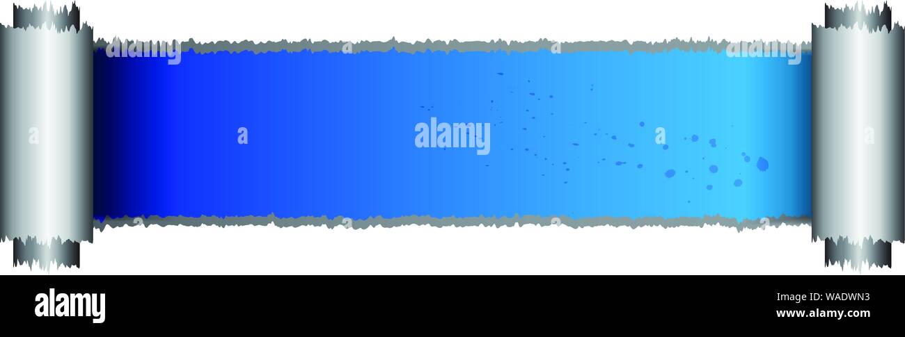 Blue torn paper background Stock Vector Image & Art - Alamy