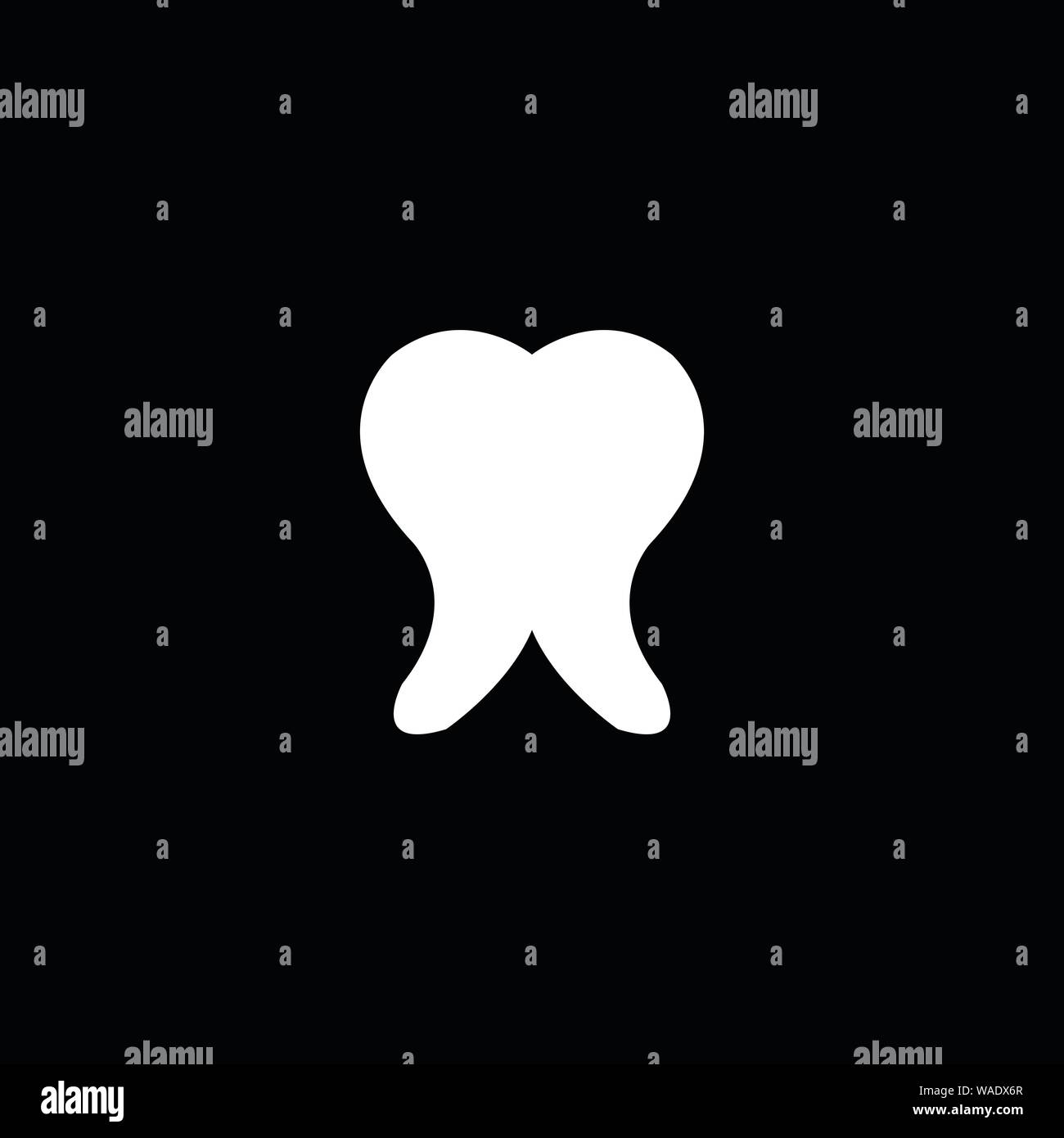 Tooth icon illustration Stock Vector Image & Art - Alamy