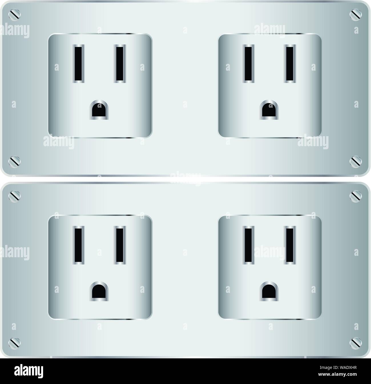 Wall plug vector vectors hi-res stock photography and images - Alamy