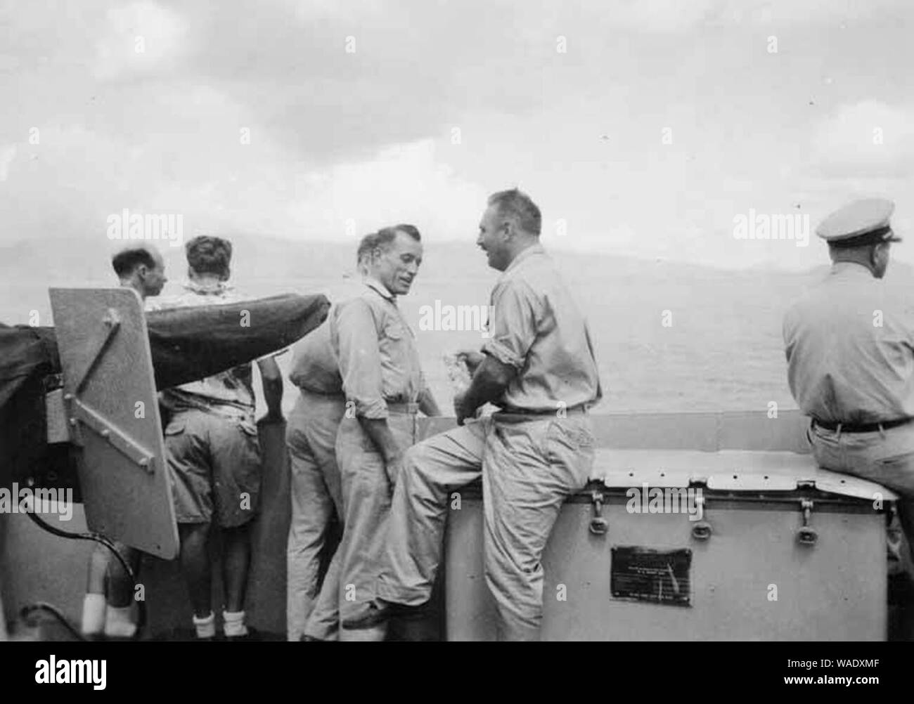 Dr Lauren R Donaldson and Bikini Resurvey party on board the USS ...