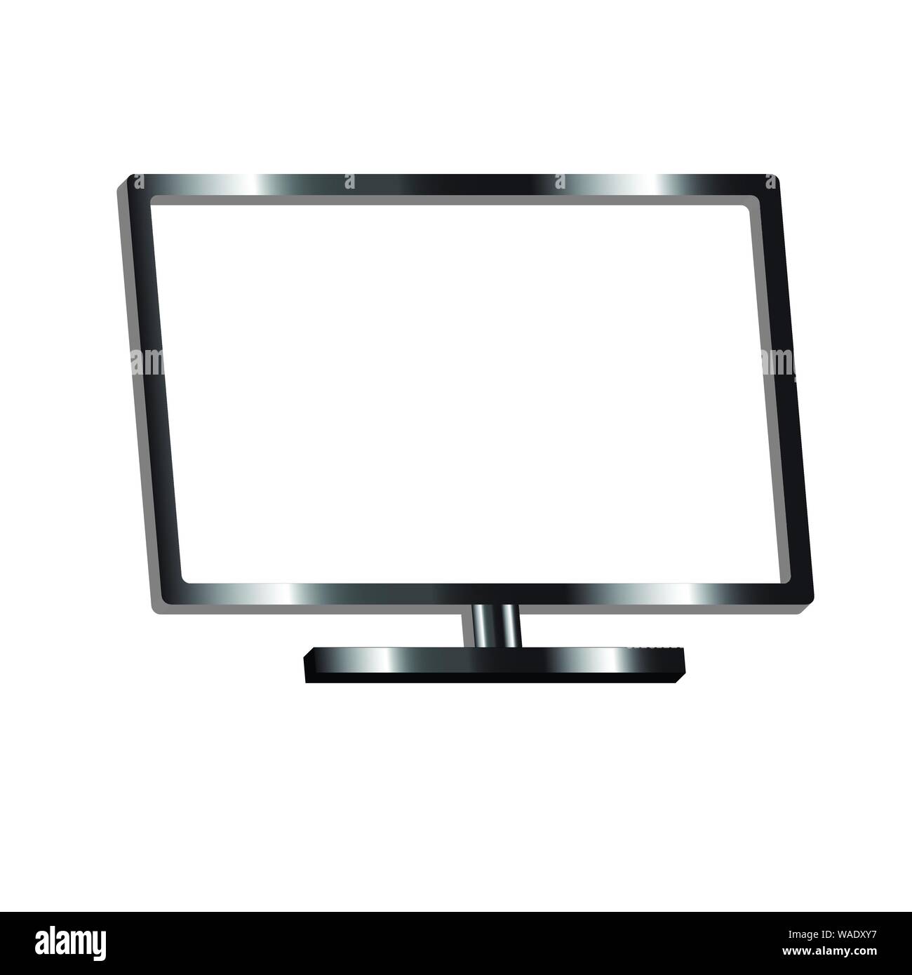 Tv 3d Stock Vector Images - Alamy