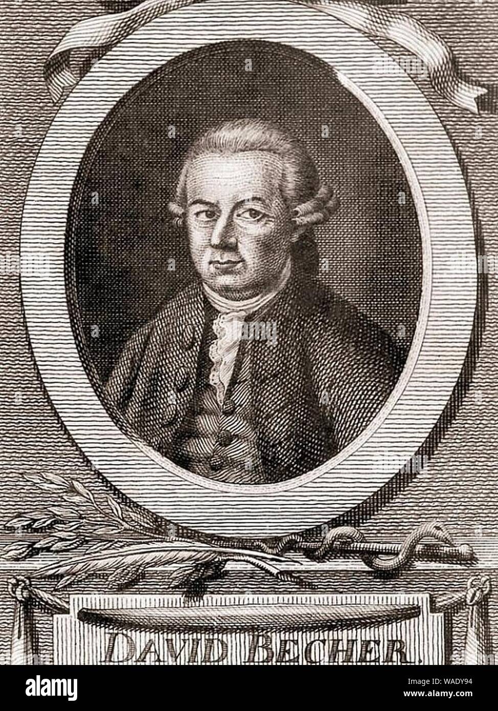 Dr. David Becher (1725—1792 Stock Photo - Alamy