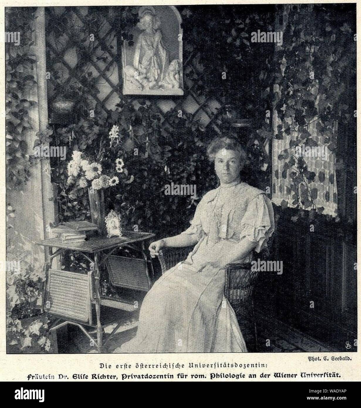 Dr. Elise Richter c. 1907 Stock Photo - Alamy