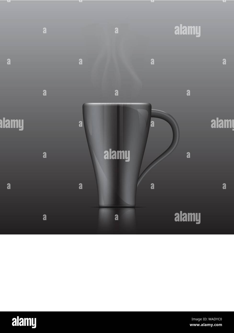 3d realistic ceramic cup Stock Vector Images - Alamy