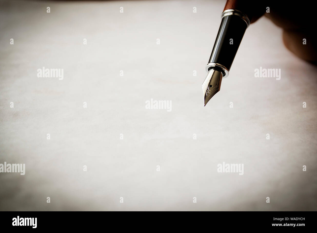 Fountain Pen And Paper