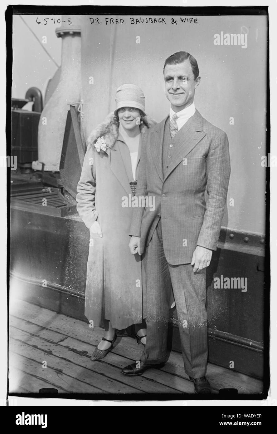 Dr. Fred Bausback & wife Stock Photo - Alamy