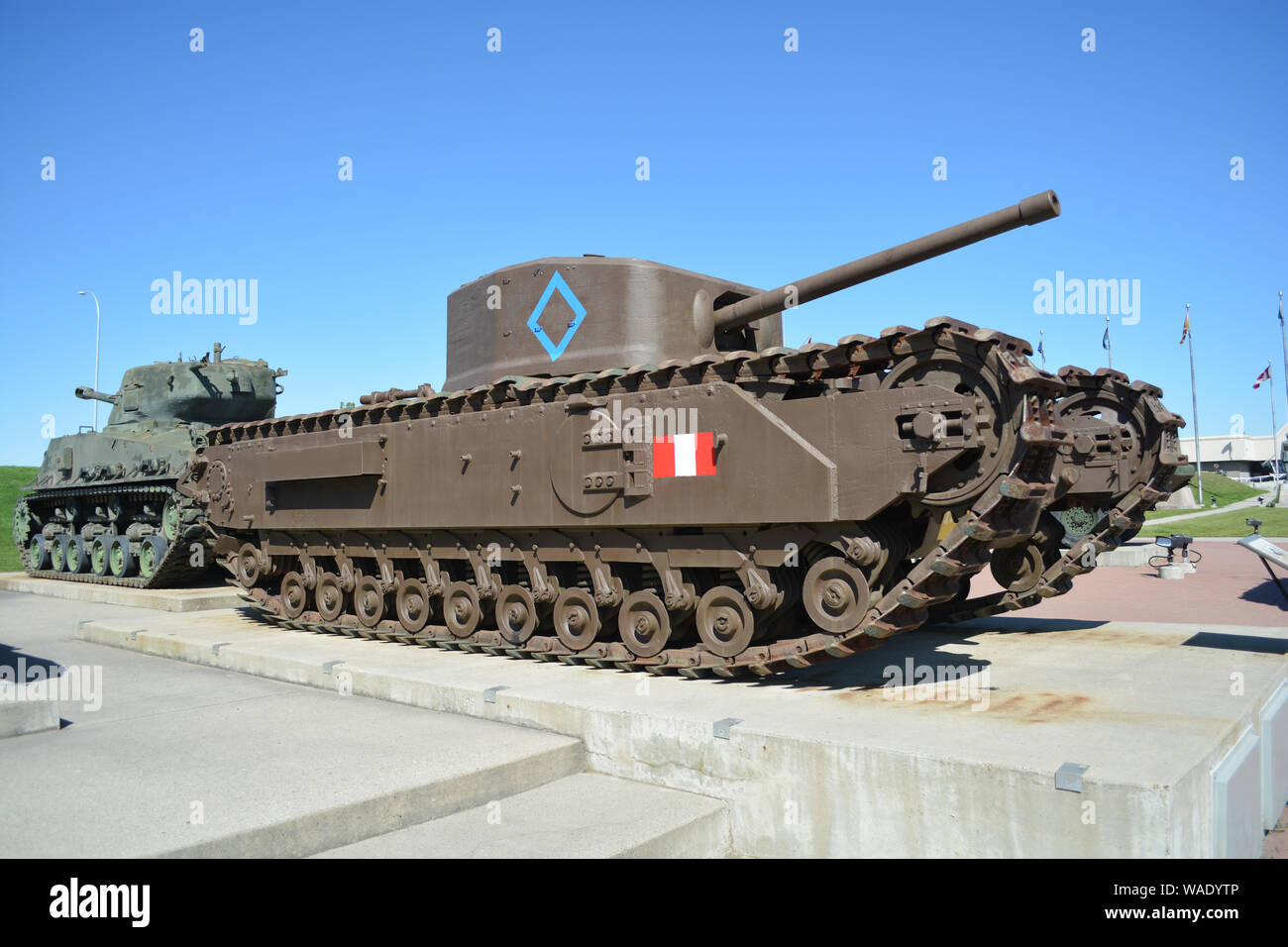 Early heavy armoured world war tank. Used in combat by the military ...