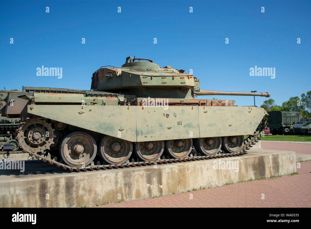 Heavy armoured war tank. Used in combat by the military. Used in combat ...