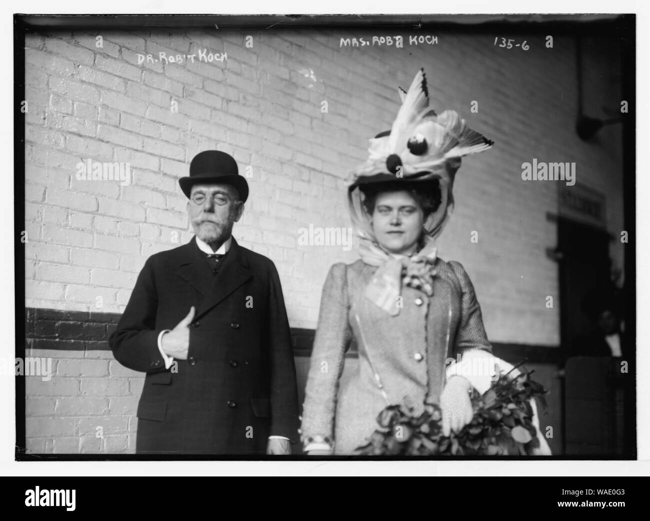 Dr. Robert Koch and wife Stock Photo - Alamy