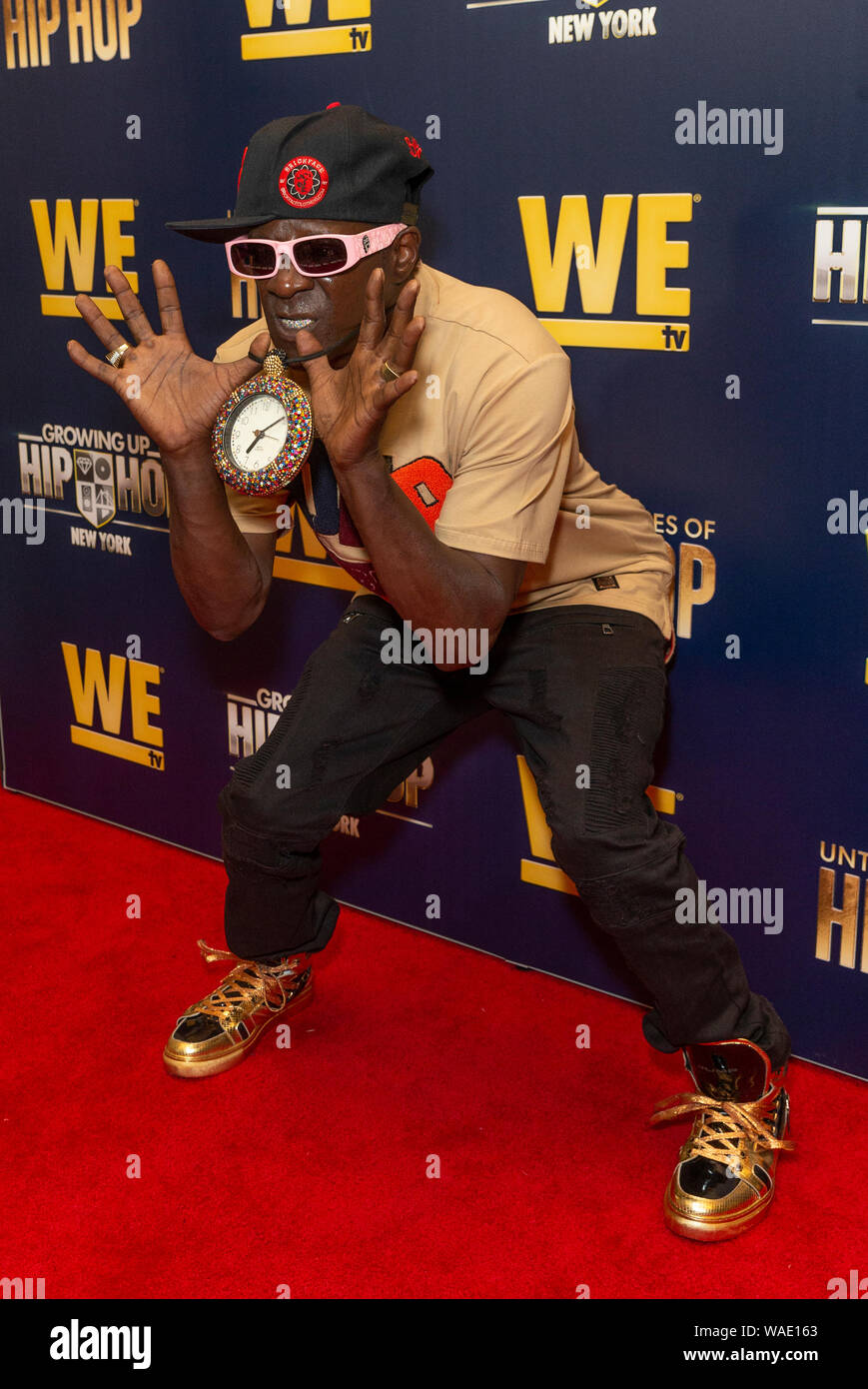 New York, NY - August 19, 2019: Flavor Flav attends WEtv celebration ...