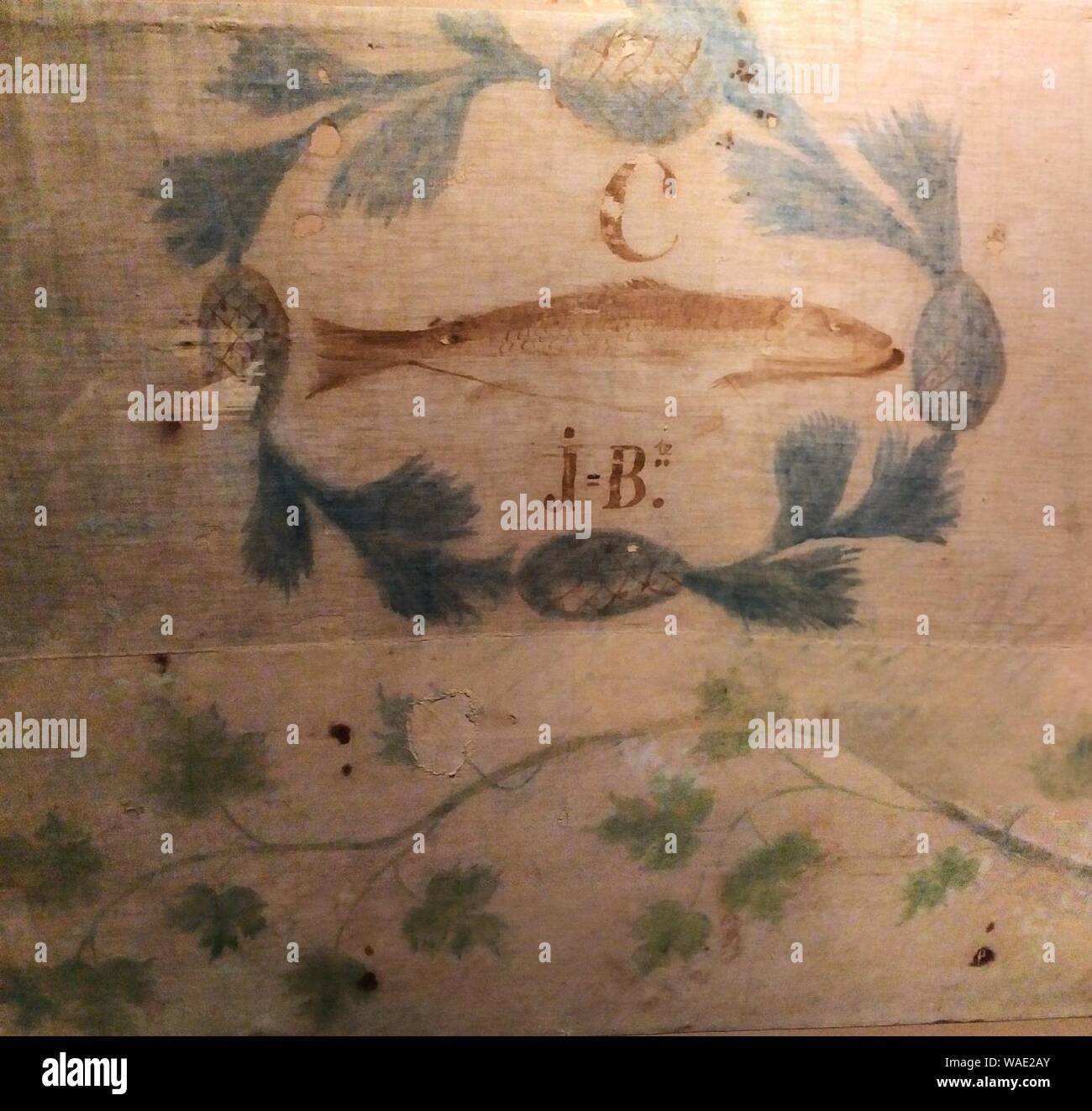 Drapeau des patriotes de Saint-Eustache, 1837 (détail Stock Photo - Alamy