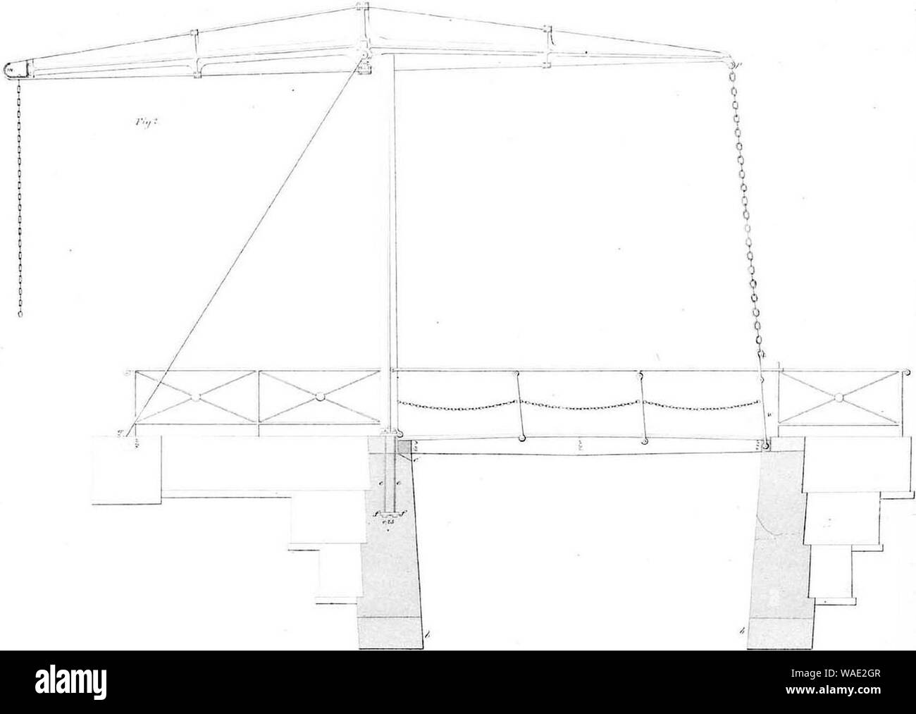 Drawbridge view Black and White Stock Photos & Images - Alamy