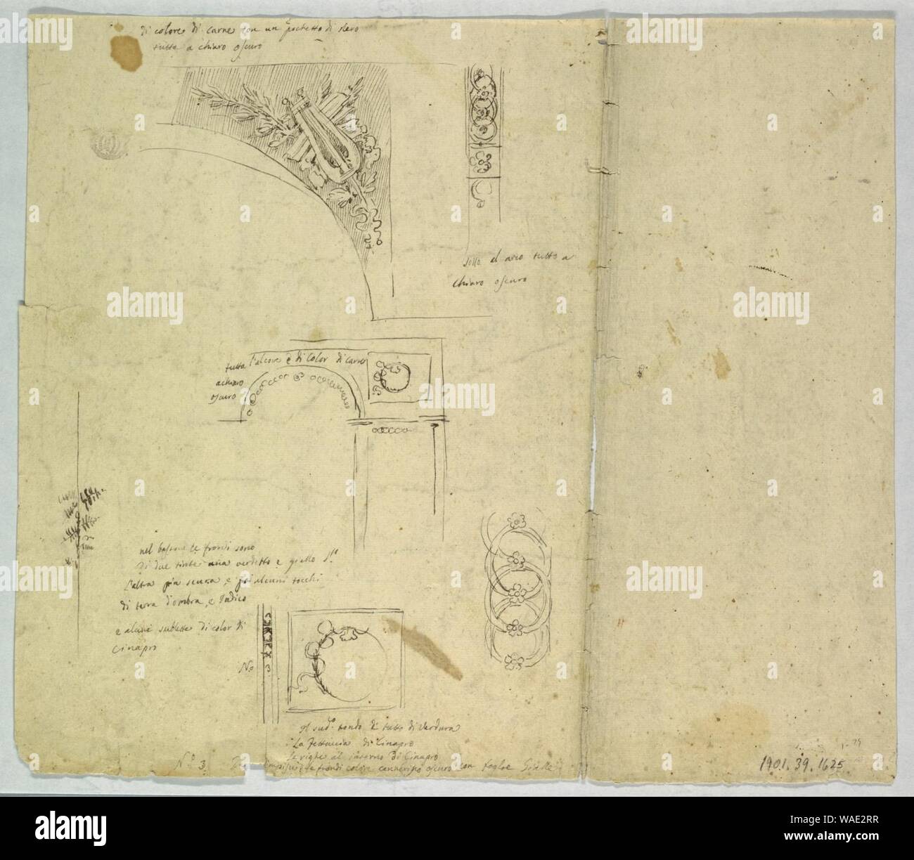 Drawing (France and Italy Stock Photo - Alamy