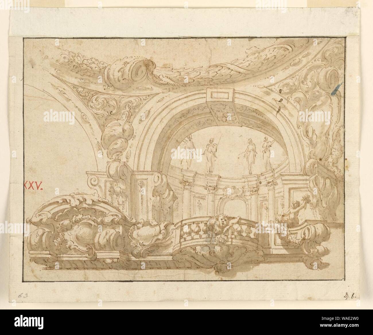Drawing (France and Italy), 1725–50 Stock Photo - Alamy