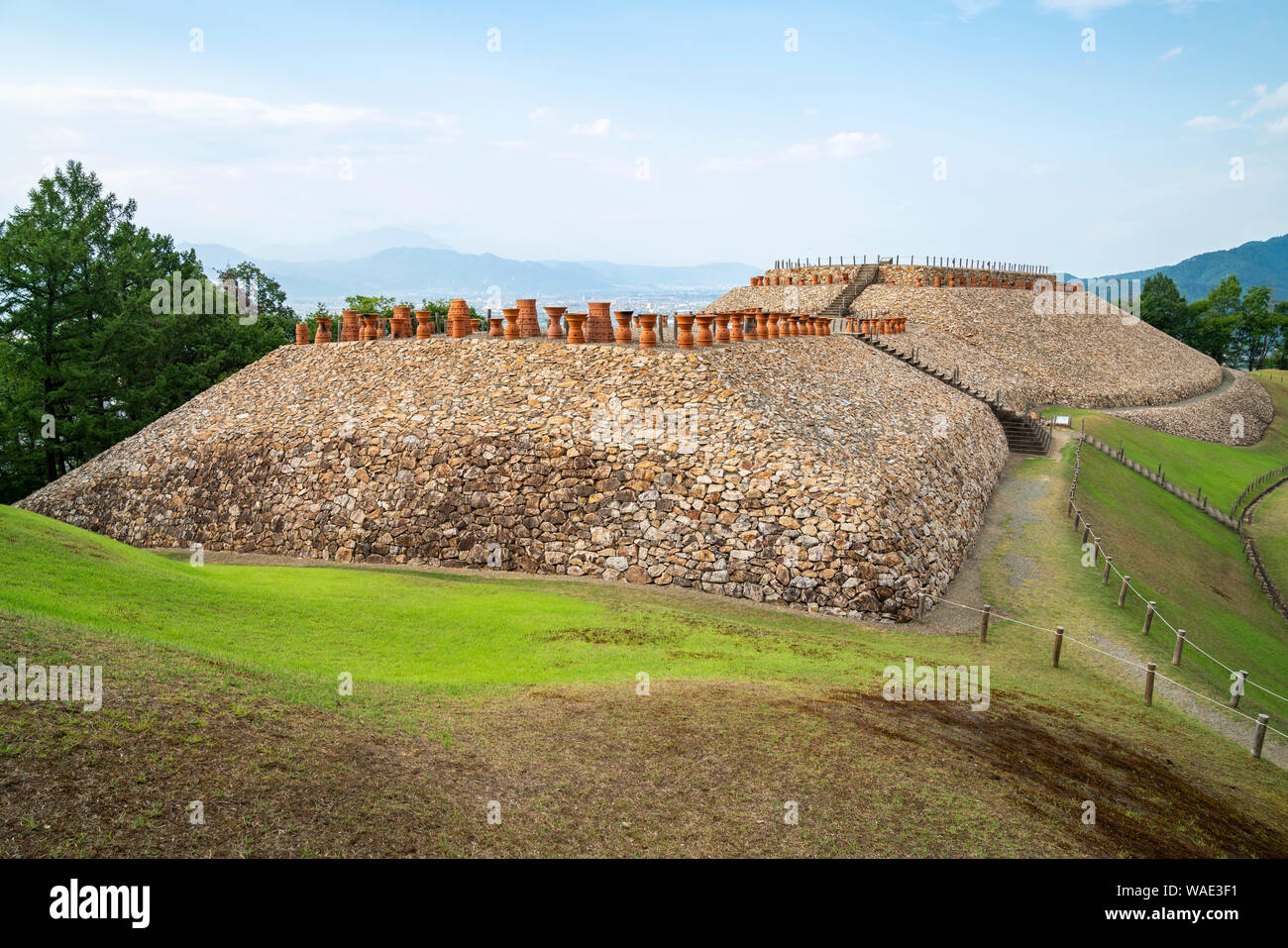 Mori-Shōgunzuka Kofun, Chikuma City, Nagano Prefecture, Japan Stock ...