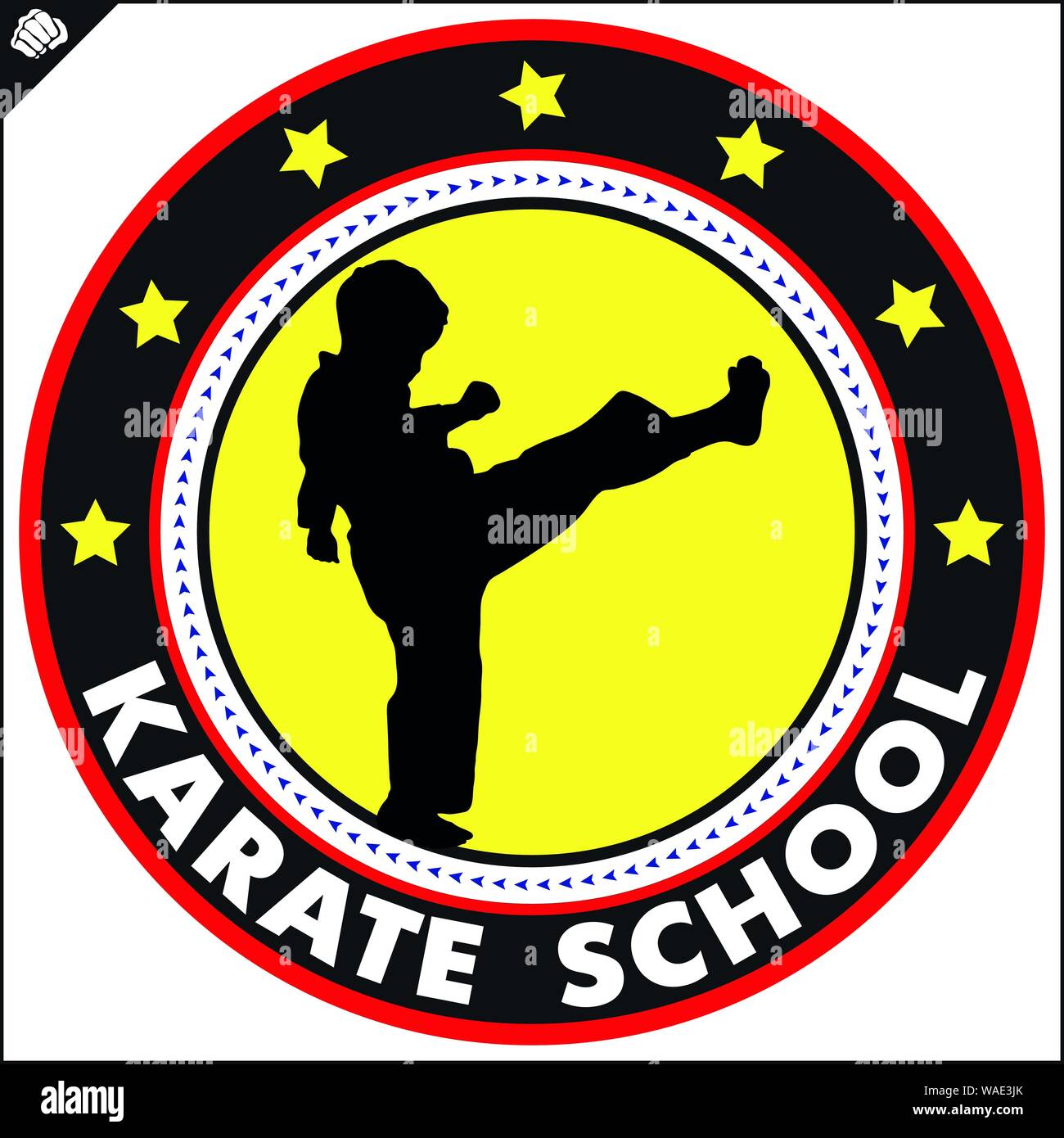 Kick dojo Stock Vector Images - Alamy