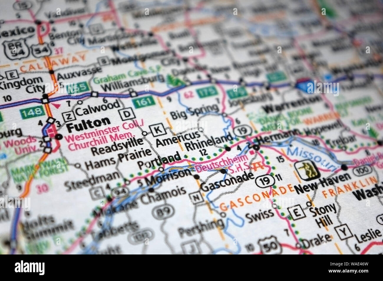 Fulton map hi-res stock photography and images - Alamy