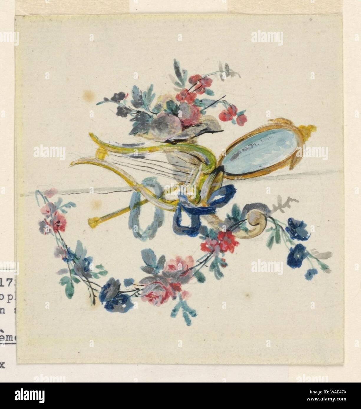 Drawing (France), ca. 1780 Stock Photo - Alamy