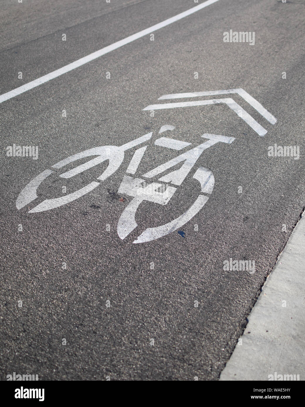Main street bike lane hi-res stock photography and images - Alamy