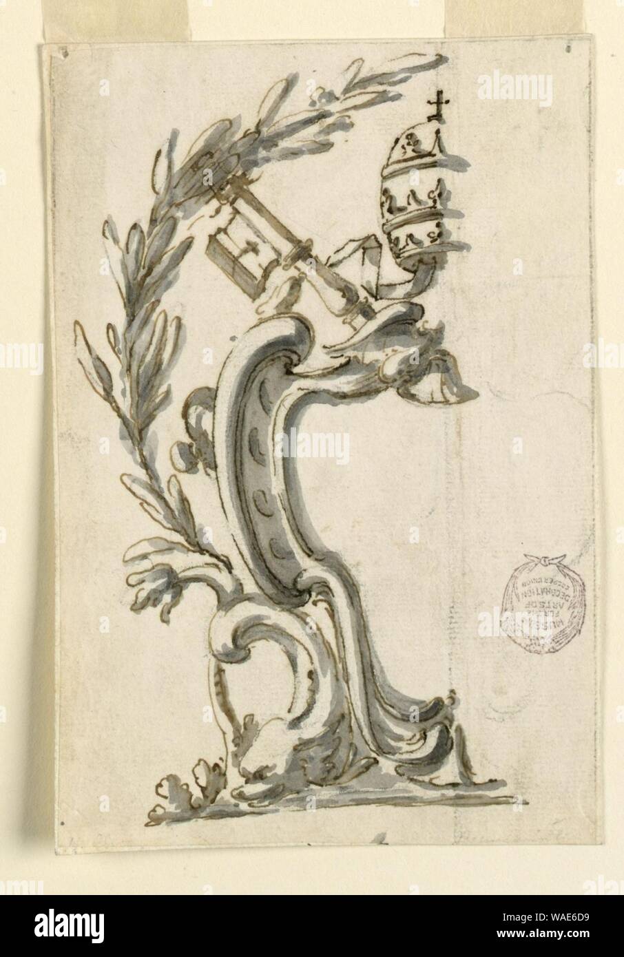 Drawing (Italy), 1750–86 Stock Photo - Alamy