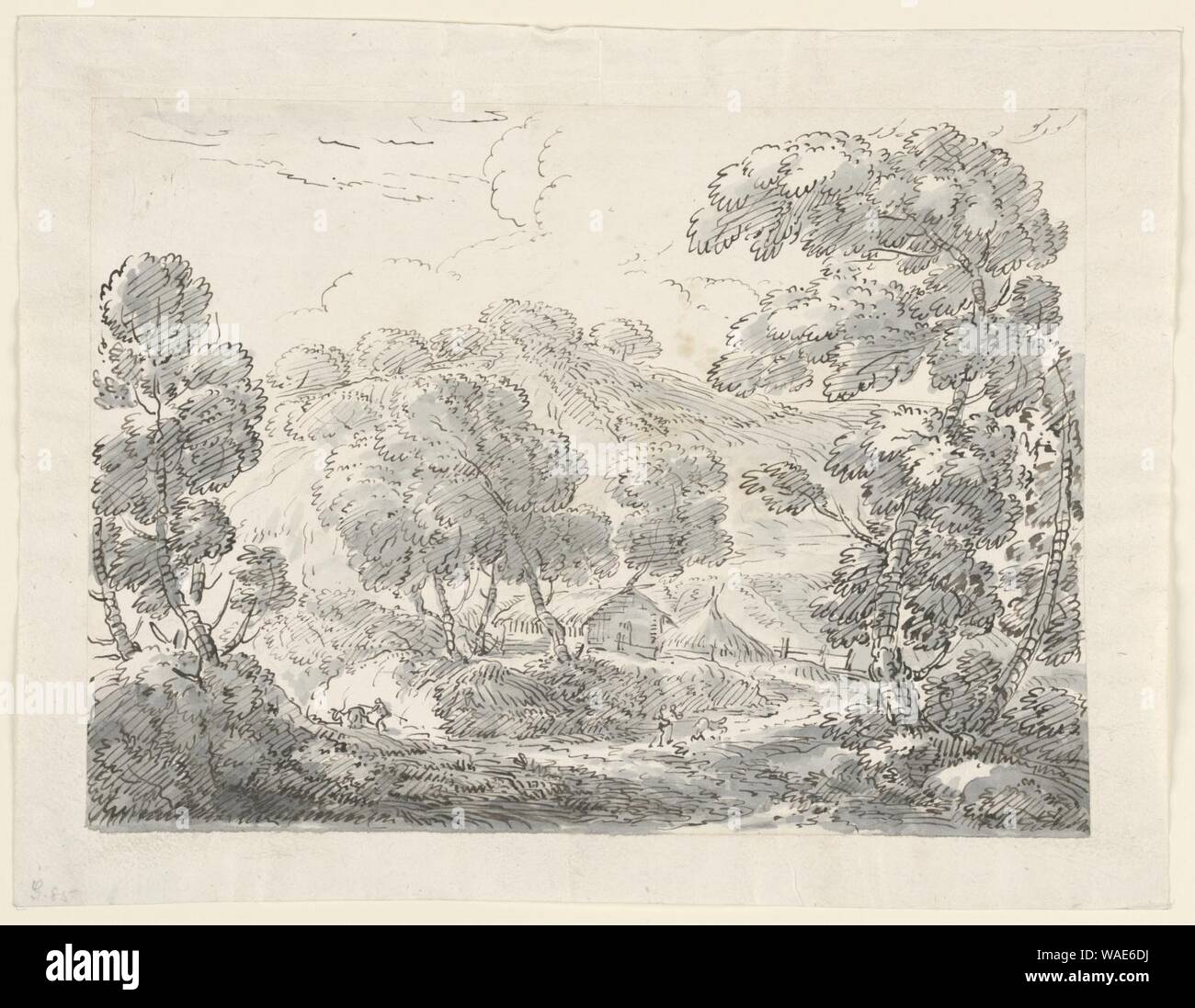 Drawing (Italy), 1750–86 Stock Photo - Alamy