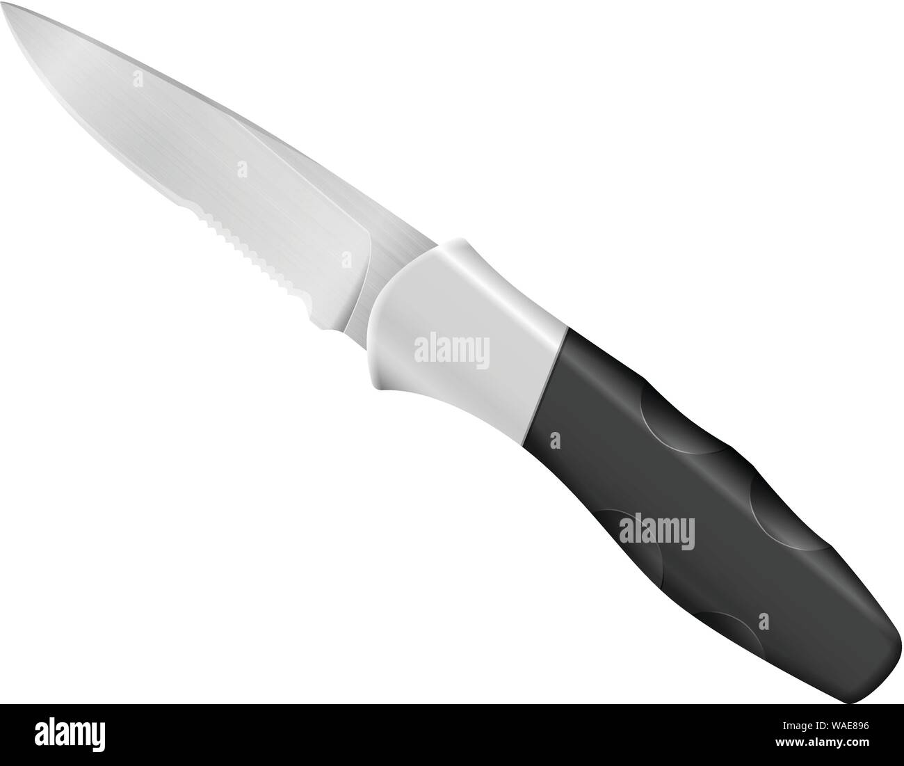 Camping knife on a white background. Vector illustration Stock Vector ...