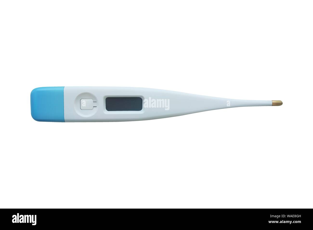 Realistic electronic medical thermometer. Vector illustration ...