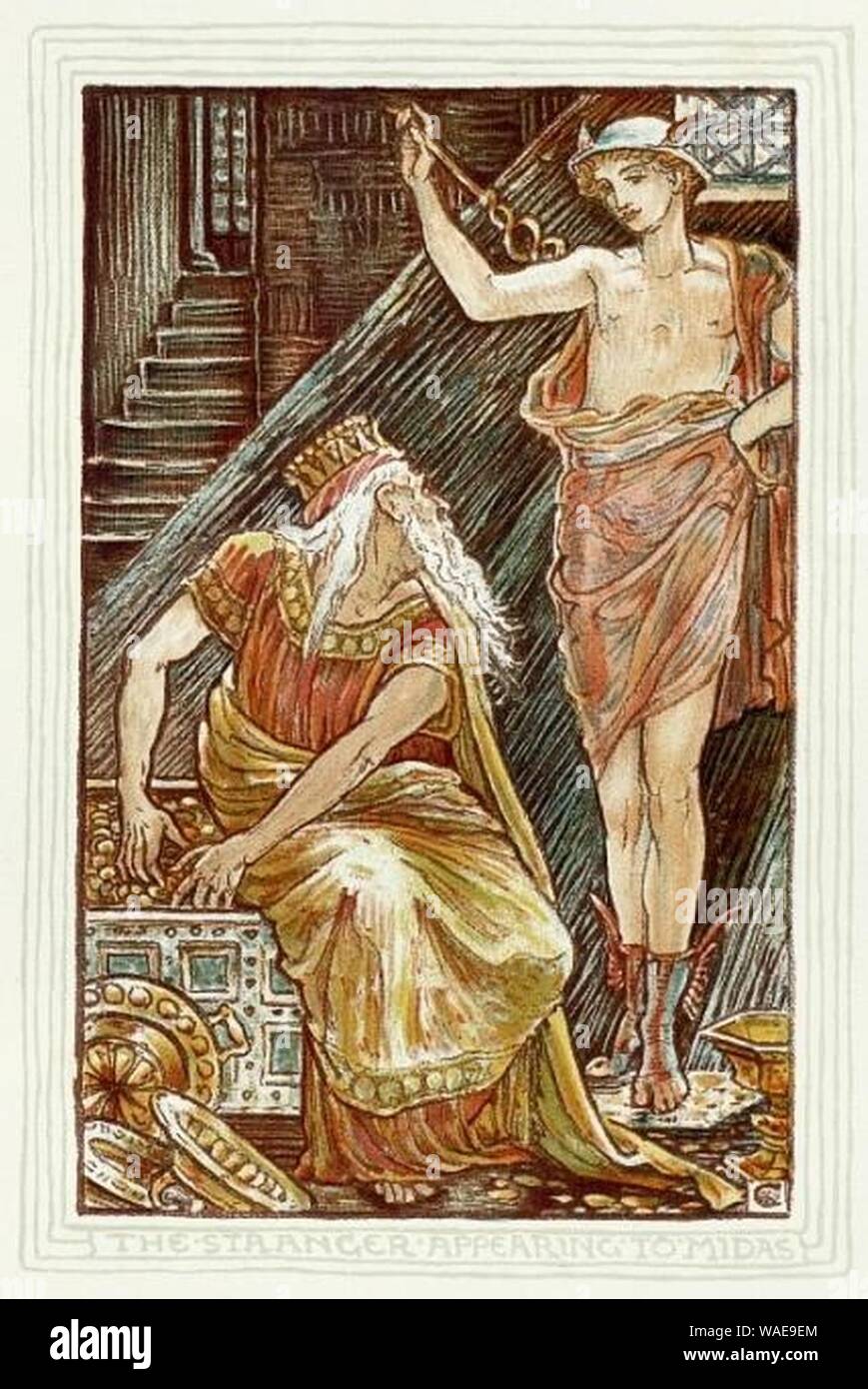 Drawing of Midas Stock Photo - Alamy