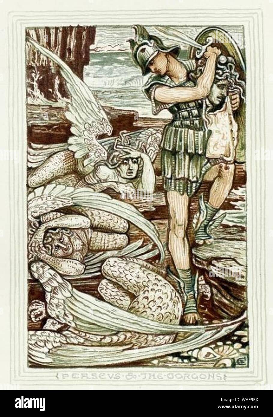 Perseus And Medusa Drawings