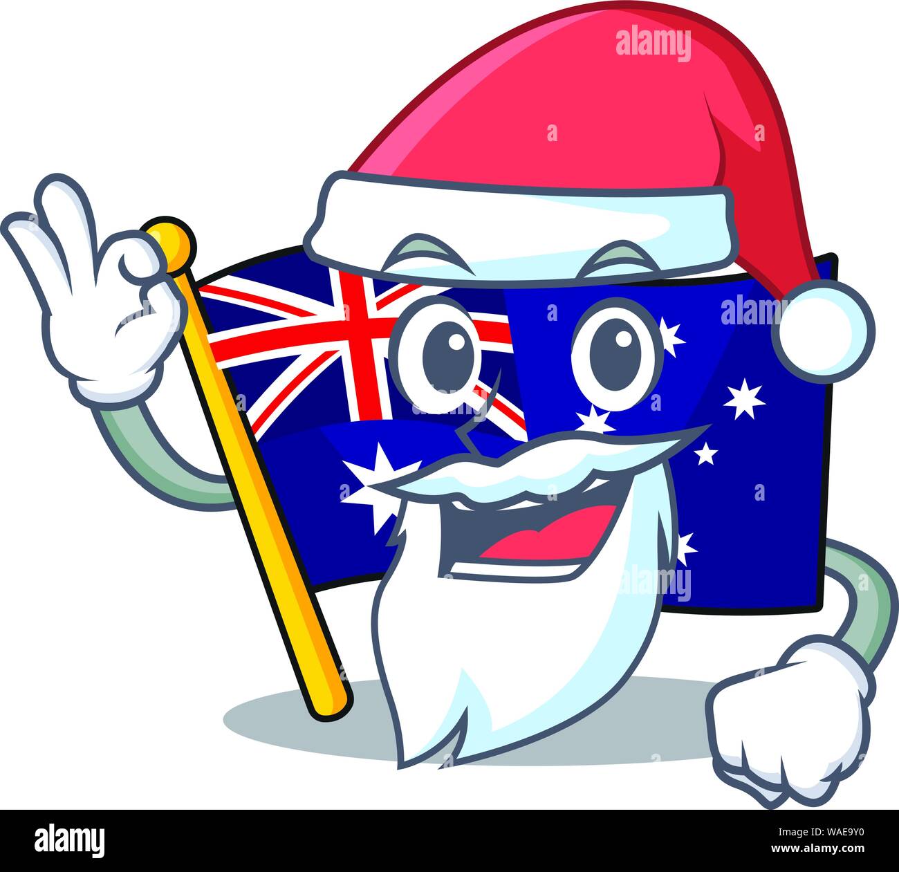 Funny australian christmas Stock Vector Images - Alamy