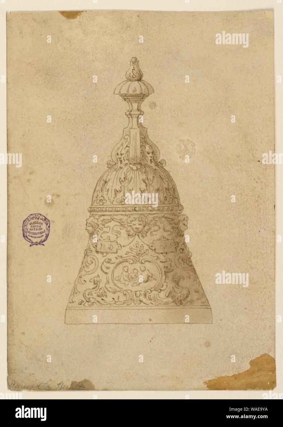 Drawing, A Hand Bell, 1820–35 Stock Photo - Alamy
