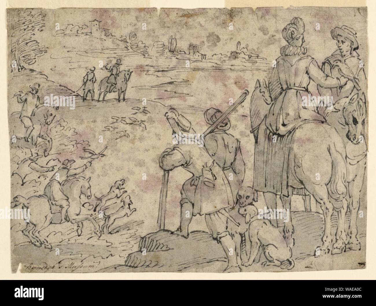 Hunt scene hi-res stock photography and images - Alamy