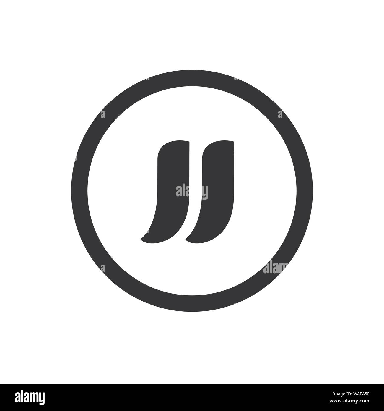 Circle favicon letter Stock Vector Images - Alamy