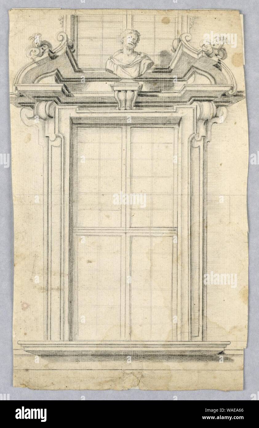 Drawing, A Window, 1650–1700 Stock Photo - Alamy