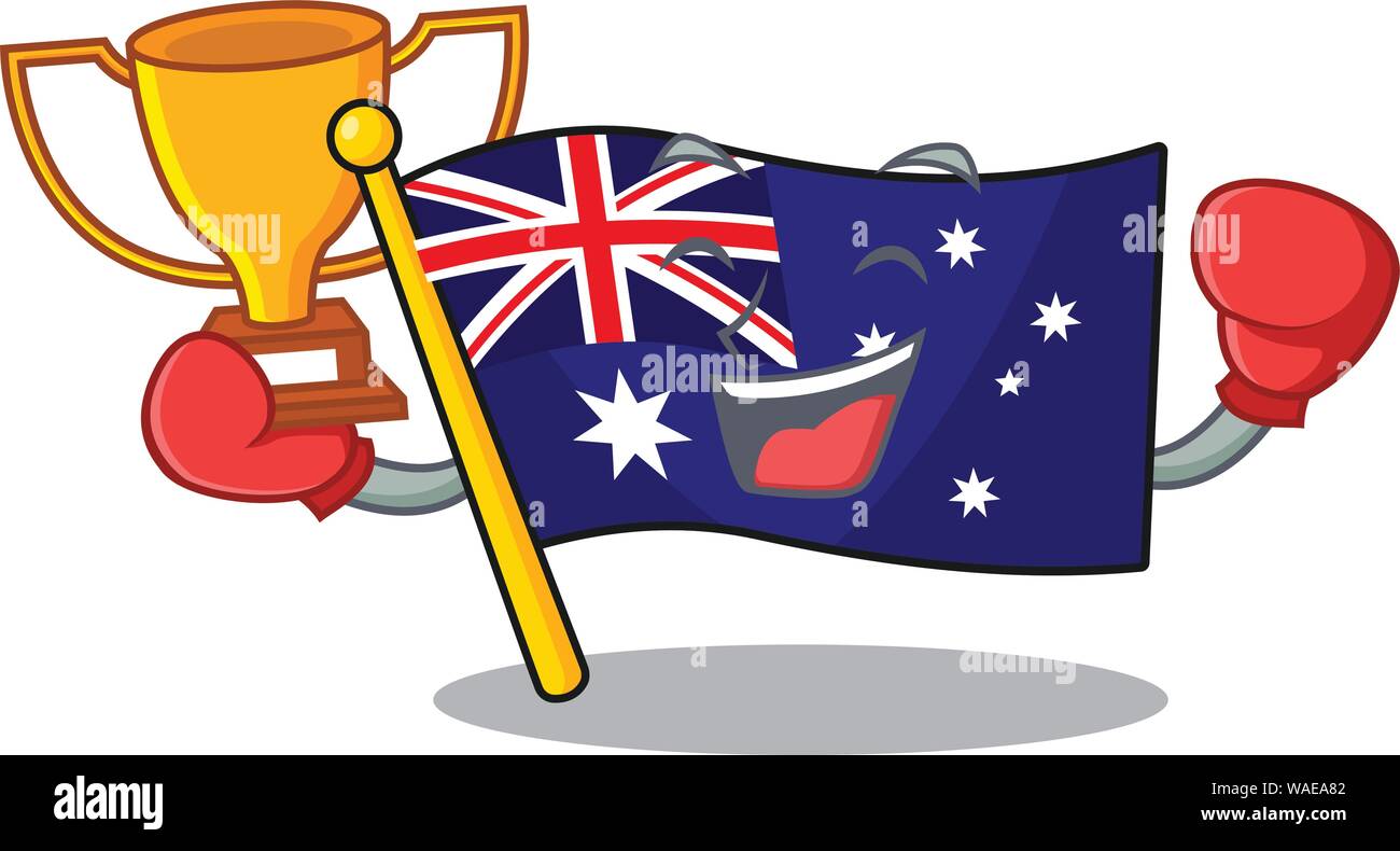 Australian boxing flag hi-res stock photography and images - Alamy